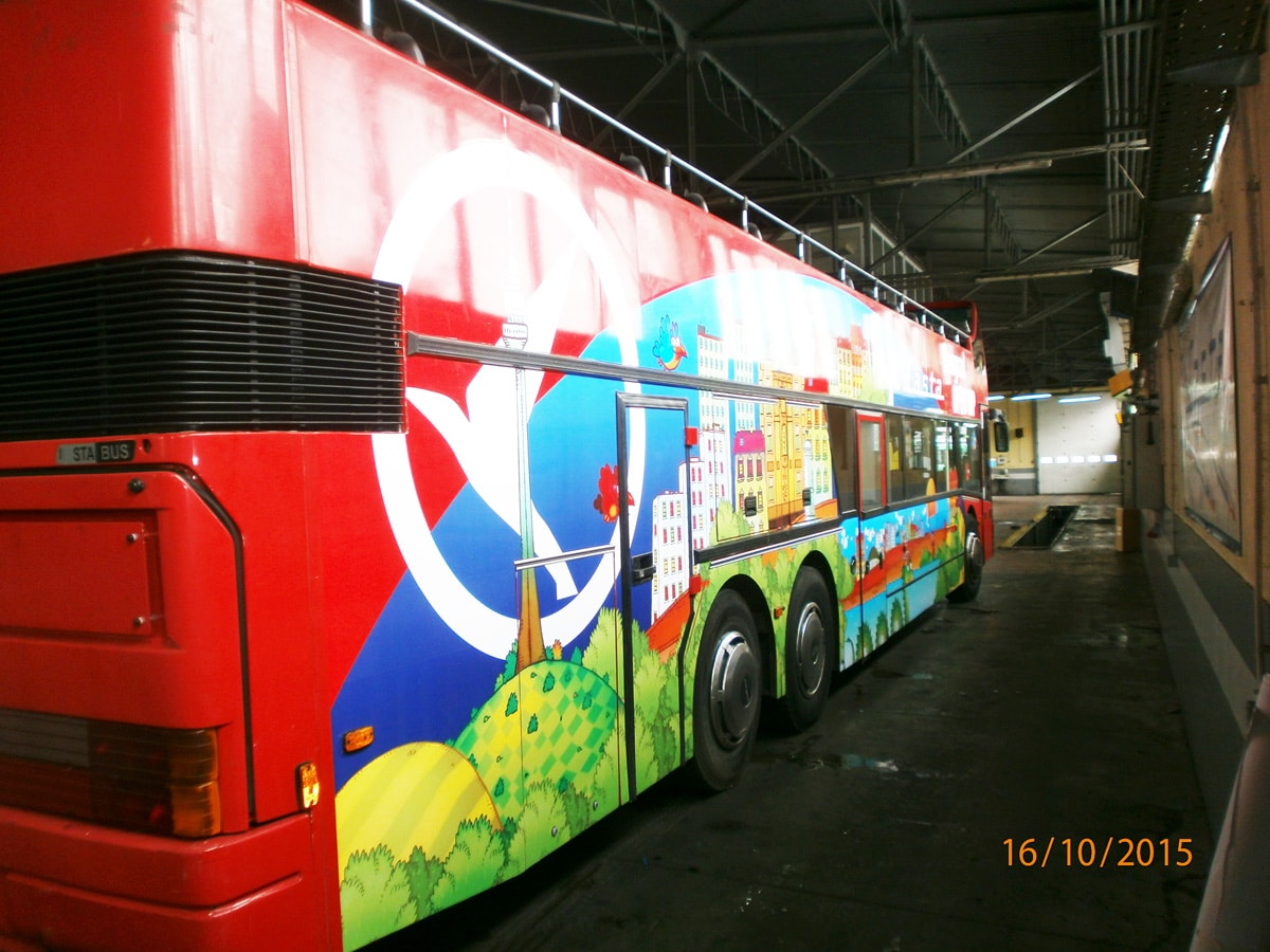 Brendiranje autobusa - DOGA štamparija